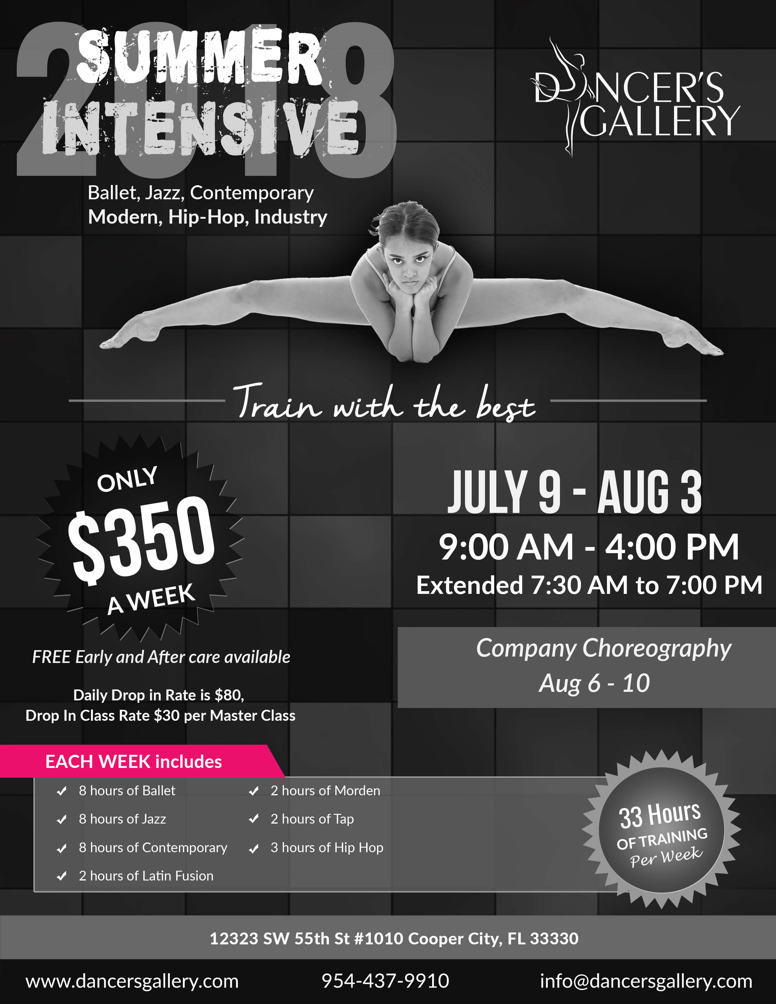 Flyer for summer intensive (1) - Dancers Gallery