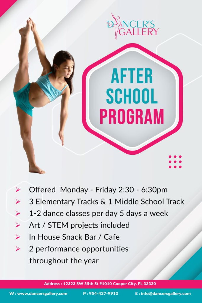 After School Care Programs in Cooper City | Dancer's Gallery